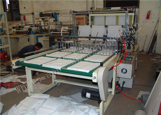Full Automatic T-shirt Plastic Bag Making Machine with Hot Sealing Cold cutting for Six lines