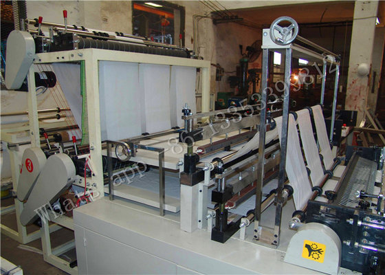 Full Automatic T-shirt Plastic Bag Making Machine with Hot Sealing Cold cutting for Six lines