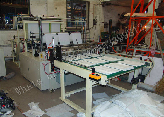 Full Automatic T-shirt Plastic Bag Making Machine with Hot Sealing Cold cutting for Six lines