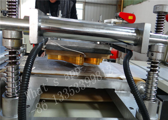 PE Disposable Long Hand Gloves Making Machine With Computer Controlled