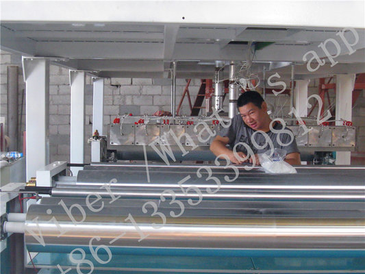 Головка T-Плашки 1500MM машина 380v 50hz 100kg/h фильма воздушного пузыря 3 слоев