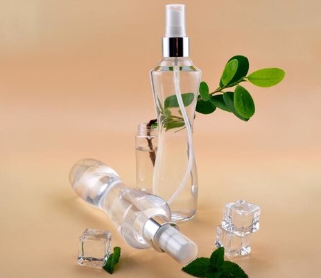 Transparent Slim Lotion Shampoo Conditioner Containers For Hair Cleaning