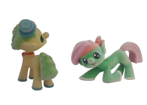 Bei giocattoli di plastica del cavallino di verde vivo, piccolo originale i miei piccoli giocattoli della plastica del cavallino