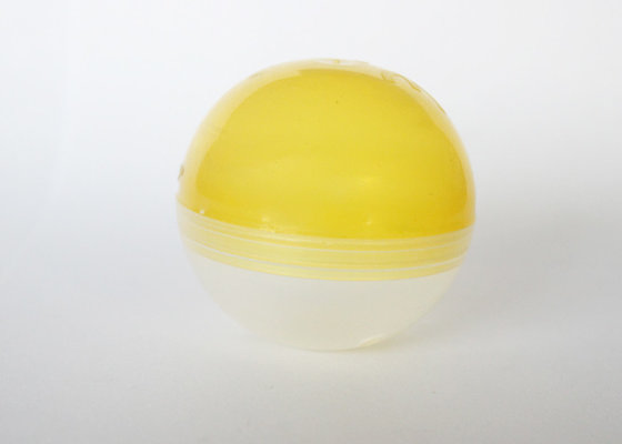 4.5cm Children Plastic Vending Capsules Transparent Yellow Easter Egg