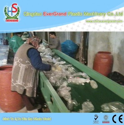 10 - 18mm Particle Size PET Bottle Recycling Machine , 1000kg/h PET Bottle Crushing Machine