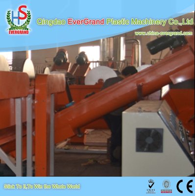 Belt Convey PP Recycling Machine , PP Films Bags Plastic Shredding Machine