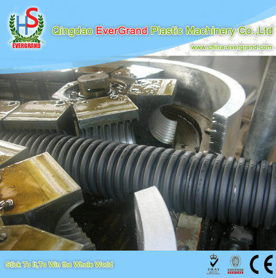 Automatic PP / PE / PVC Double Wall Corrugated Pipe Making Machinery 50 - 200mm
