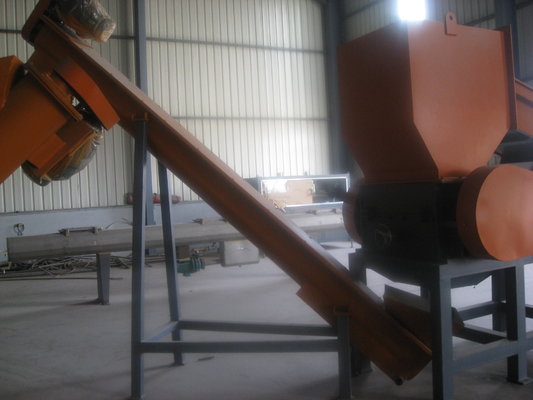 Waste Plastic Crushing Machine for Rigid PET Bottles / PVC Pipe Recycling Crushing