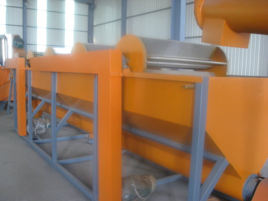 500kg/h Capacity Floating Washing Tank  PP PE Waste Plastic Recycling Machine