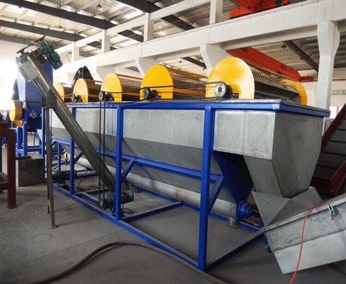 Crushing Washing PE Recycling Machine , PET Plastic Bottle Recycling Machines