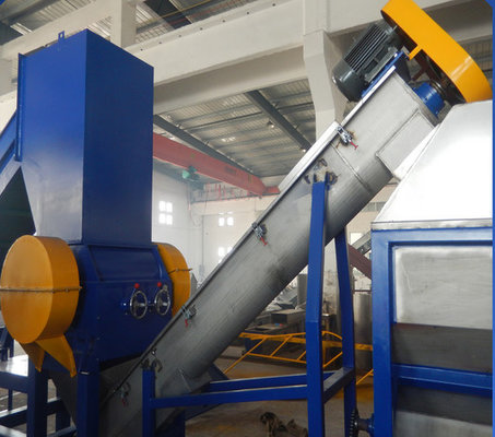Recycling Plastic Bottle Crushing Machine , PP PVC PET Bottle Crusher Machine