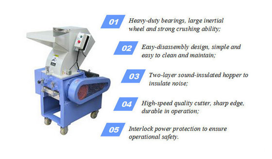 5000kg Plastic Bottle Crusher Machine Packed In Plastic Film Or The Wooden Box