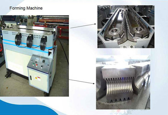 22kw Pe Single Wall Corrugated Pipe Machine 14m*2m*2m Customized