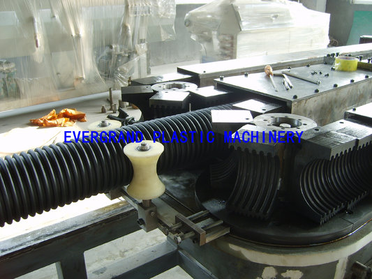 Reliable Corrugated Pipe Machine , Drainage plastic tube making machine