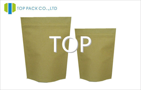 Stand Up Aluminum Foil Kraft Paper Coffee Packaging Bags Tea bags