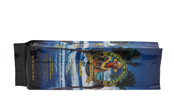 Custom Side Gusset Plastic Tea Bags Gravure Printing With Degassing Valve