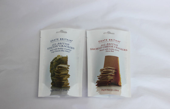 Side Gusset Stand up Pouches with Gravure Printing for Packing Biscuits