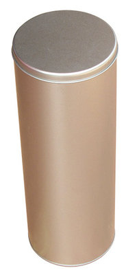 Coffee Tin Canister For Coffee Tea Packaging , Sliver Tin Tea Container With Cover