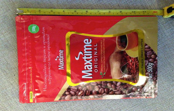 Self-Standing Coffee Packaging Bags Heat Seal Moisture Proof with Ziplock