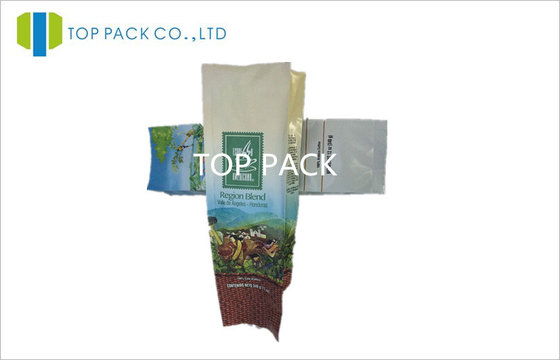 Side Gusset Coffee Packaging Bags Foldable Bottom For Bean Storage