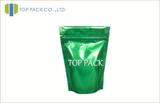 Laminated Plain Stand Up Custom Tea Bags With Bottom Gusset And Ziplock