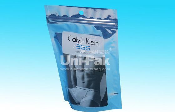 Recycled Zip Lock Packaging Bags Light Weight Washable For Garment
