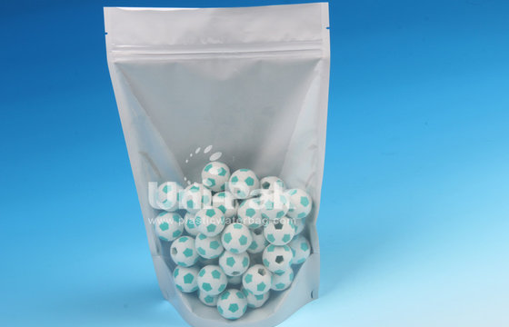 Stand Up CPP / OPP Plastic Bags / Heat Seal Plastic Bags With Zipper
