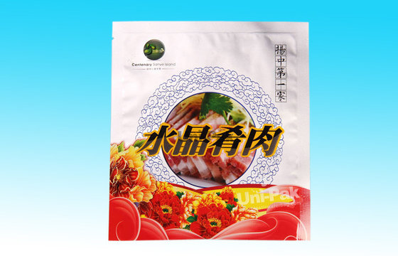 Eco-friendly plastic food packaging bags with Zipper , food pouches packaging