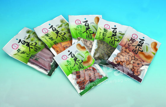 Transparent Sealable Plastic Bags / PET Packaging Bags For Food