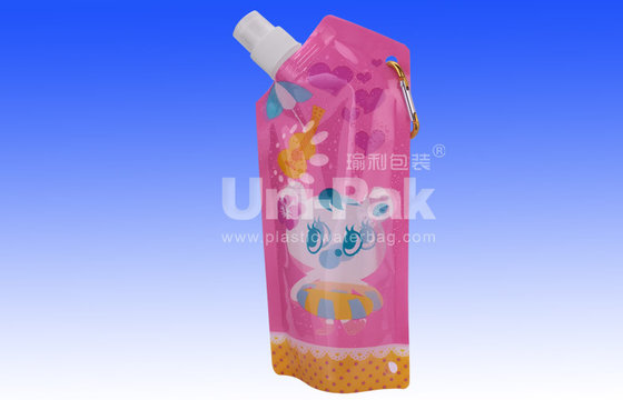 Customized Spout Foldable Water Bag BPA Free , Collapsible Water Bags