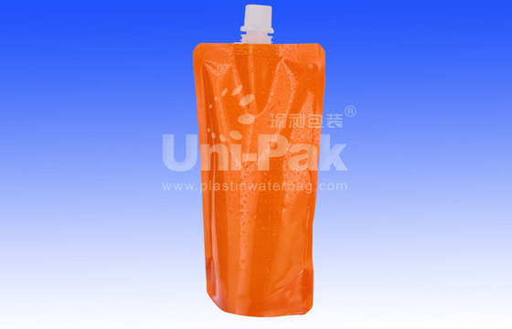 Easy Carry Foldable Water Bag With Nozzle / Foldable Drinking Bottle