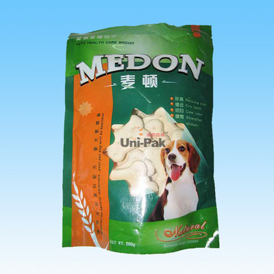 Dog BPA Free Zip Lock Packaging Bags Food Grade  Food Bag Reusable