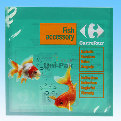 Custom Food Grade Fish Food Bag Reusable Zip Lock Packaging Bag BPA Free