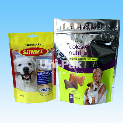 Custom Food Grade Fish Food Bag Reusable Zip Lock Packaging Bag BPA Free