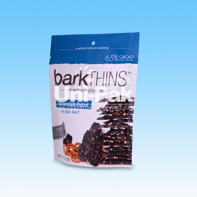 Aluminum Foil BPA Free Snack Food Packaging Bags With Zipper