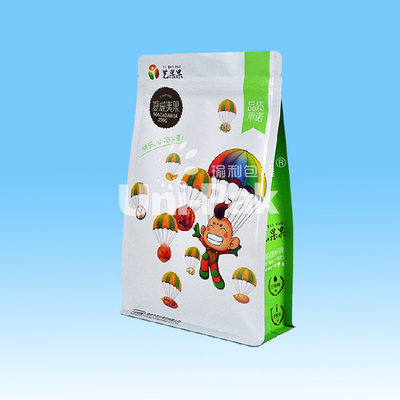 Recyclable Colorful Snack Food Packaging Bags , Gusset Cookies Stand Up Pouch