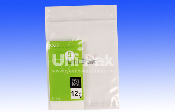 Laminated Garment Packaging Bags With Ziplock Standing Undearwear Bag