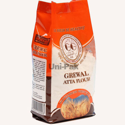 Custom Printed Laminated Stand Up Pouch Snack Food Packaging Bags With Flat Bottom
