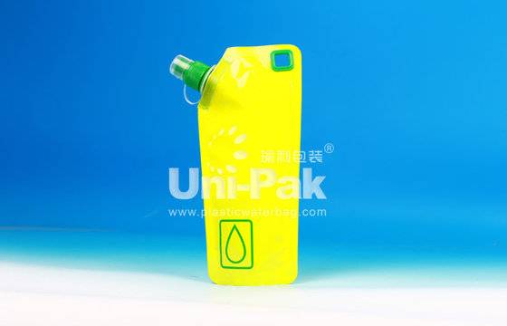 Colorful Stand Up Plastic Water Bag Foldable For Drinking Water Packaging