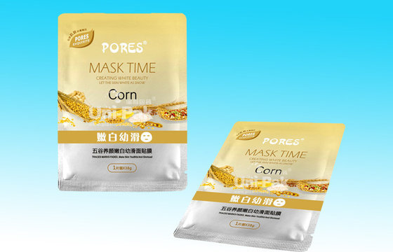 Flexible Packaging Aluminum Foil Bags Vacuum Packing Bag For Facial Mask