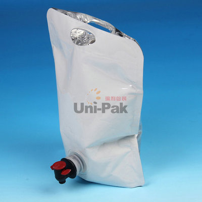 BIBs Reclycled Aluminum Foil Bags With Spout Wine Pouch Beverage Liquid Bags