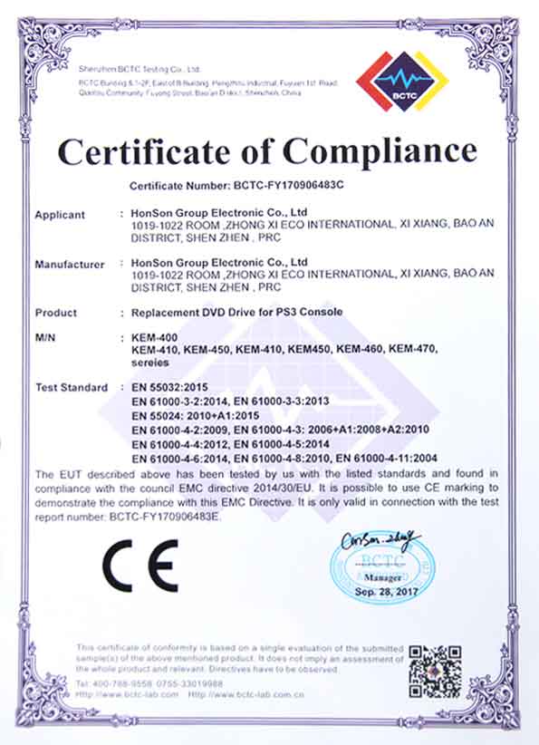 HonSon Group Electronic Co., Ltd Quality Control