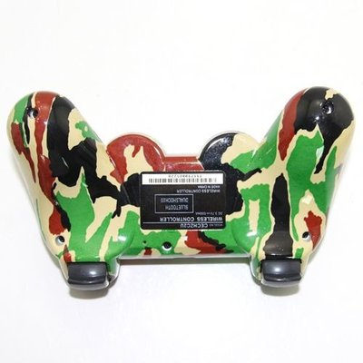 Camo Vibration Ps3 Wireless Bluetooth Controller , Ps3 Controller Gamepad 
