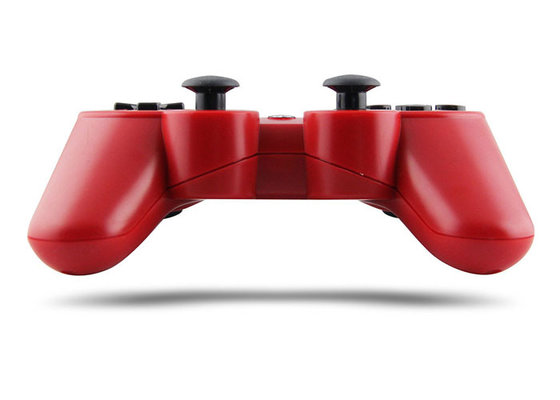 Red Bluetooth Playstation 3 Controller Gamepad Six Axis Sensor Double Motor Vibration