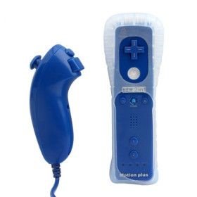 2 In 1 WII U Game Controller Wireless Remote Nunchuck Controller With Built In Motion