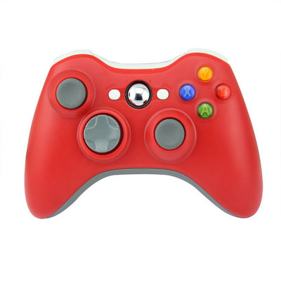 Durable Red XBOX 360 Game Controller 9 Meter Wireless Range 3 Months Warranty