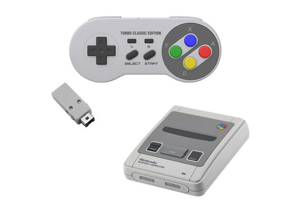 Wireless Bluetooth SNES Game Controller ABS Plastic Material Turbo Classic Edition