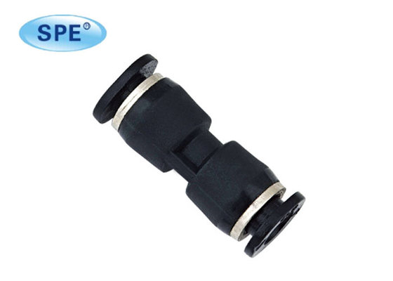 Union Straight Miniature Pneumatic Fittings One Touch To Connect Two Tubes