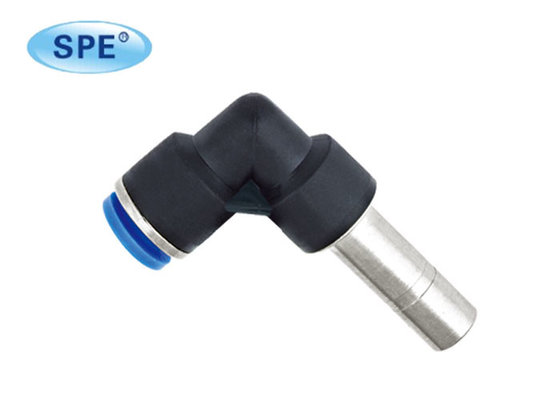 Nickel Plate Brass Air Pneumatic Push Fittings Push To Fit Connectors