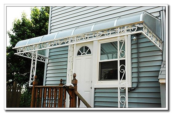 100% Virgin Bayer / Sabic polycarbonate solid Panels for awning rain protection